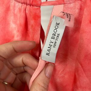 Ramy Brook | Dresses | Ramy Brook Mackie Dress Pink Blouson Silk Blend ...